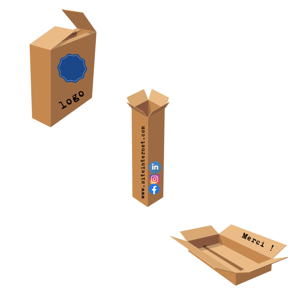 Impression personnalisable de vos emballages carton